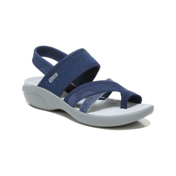 Bzees | Shoes | Bzees Womens Navy 2 Platform Call Me Wedge Slingback ...